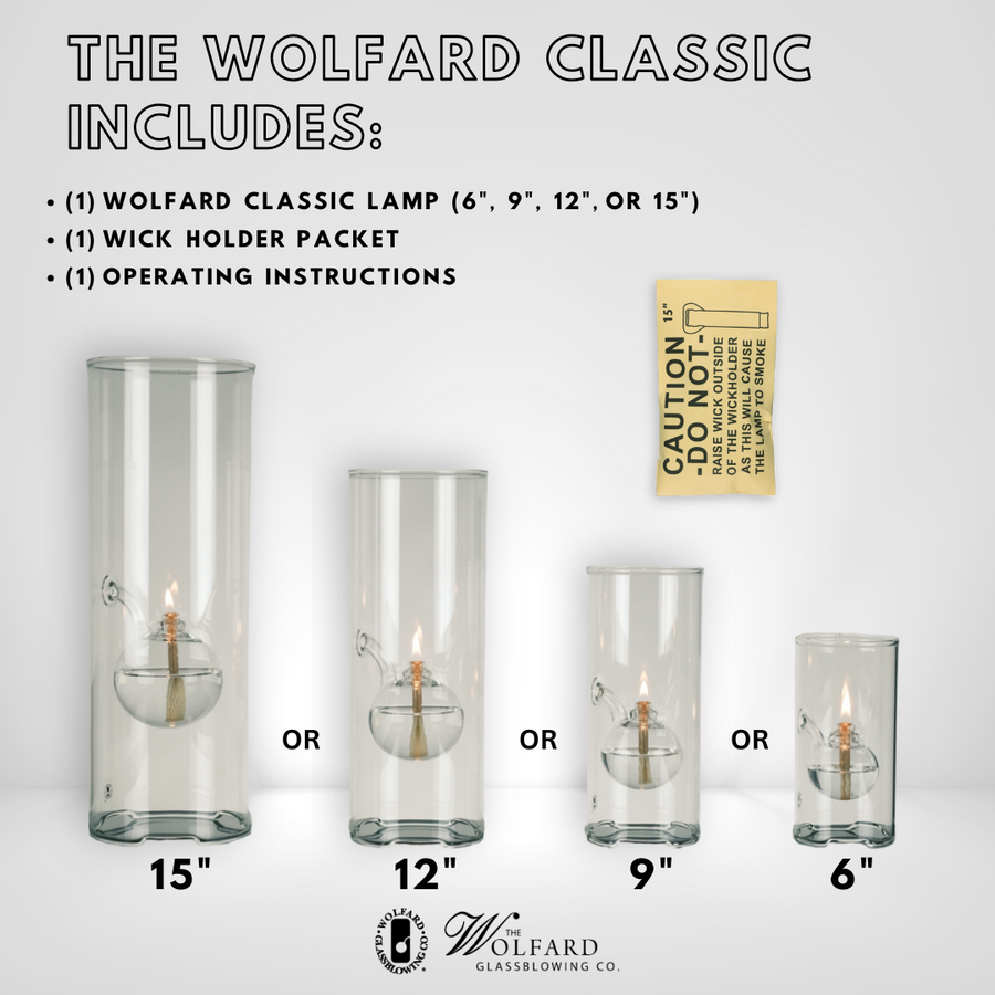 Original | Wolfard Oil Lamps & Lamp Fuel – Wolfard Glassblowing Co.