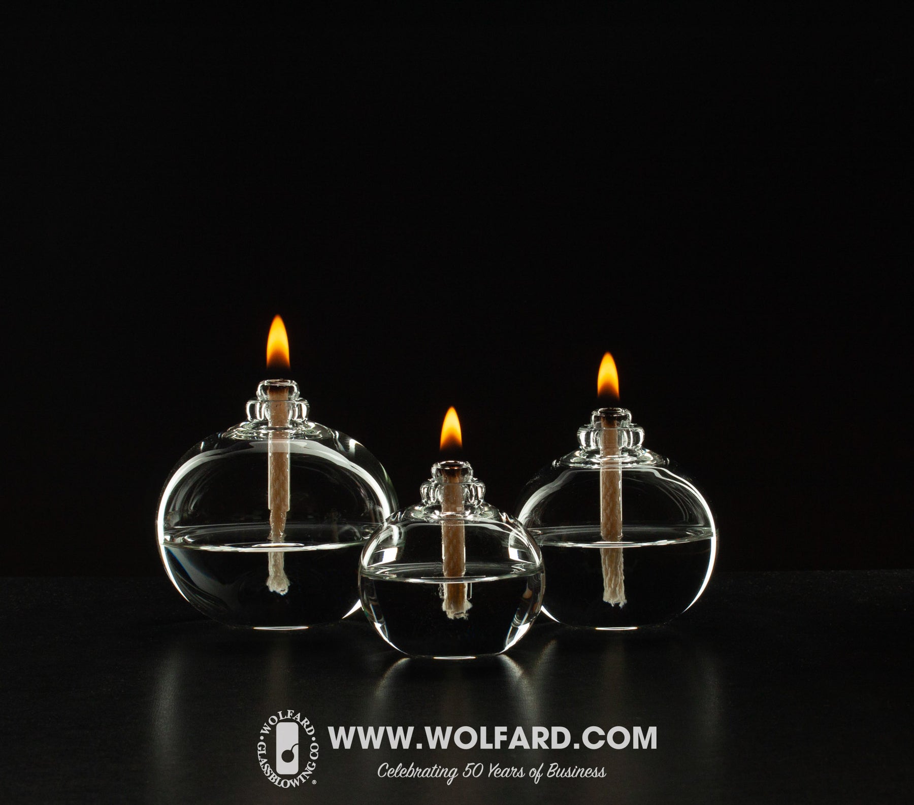 Wolfard Flower Bulb Oil Lamp – Wolfard Glassblowing Co.