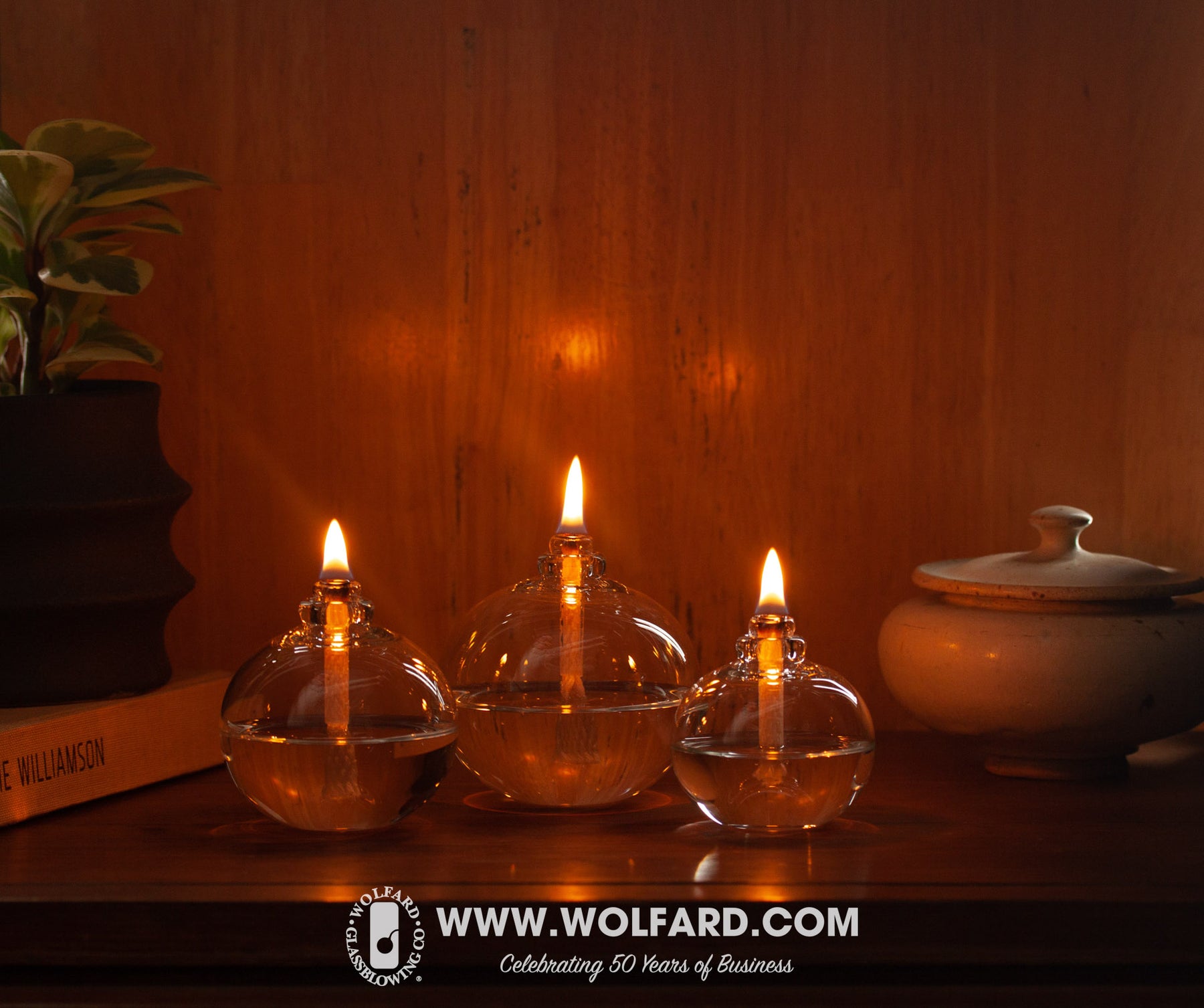 Wolfard Flower Bulb Oil Lamps – Wolfard Glassblowing Co.